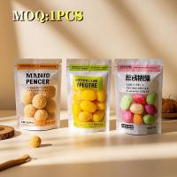 China Custom Printed Reusable Plastic Stand Up Mylar Bags with Zipper for Fruit Snack Candy Packaging for sale