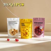 China Custom Aluminum Foil Stand Up Pouch Matte Finish Snack Tea Coffee Packaging 100g for sale