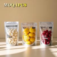 China Custom Printed Food Ziplock Bags 100pcs Recyclable Plastic Zip Lock for Nut Snack Coffee Gummies for sale