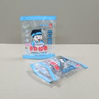 China High Barrier Transparent Stand Up Pouches with Zip Lock for Dumplings Gyoza Dimsum Food Packaging Mylar Bag -40F to 300F for sale