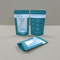 China Custom Clear Window Stand-up Pouches 3.5g to 1kg Resealable Biodegradable Packaging for sale