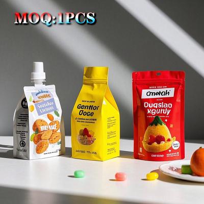 China Wholesale Custom Printed Food Grade Mylar Bags 3.5g Childproof Sealable Die Cut Stand Up Pouch for sale