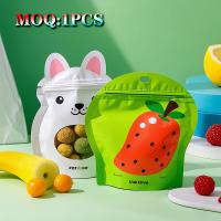 China Custom Printed Resealable Mylar Bags 3.5g 7g Smell Proof Die Cut Ziplock Packs with Window for sale