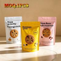 China Custom Printed Recyclable Mylar Stand Up Bags with Window and Zipper for Coffee Snack Packaging for sale