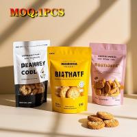 China PE Laminate Odor-Proof Stand-Up Pouch with Self-Sealing Zipper for Food Packaging 100-500g for sale