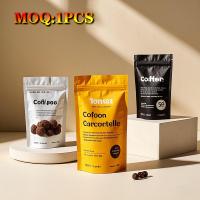 China Childproof Zipper Bag Aluminum Foil Composite Food Grade Stand Up Pouch 100g Custom Logo for sale