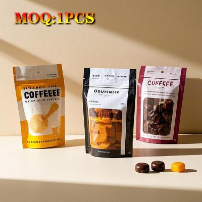 China Custom Printed Hot Stamping Stand Up Aluminized Foil Mylar Smell Proof Zip Lock Bags for sale
