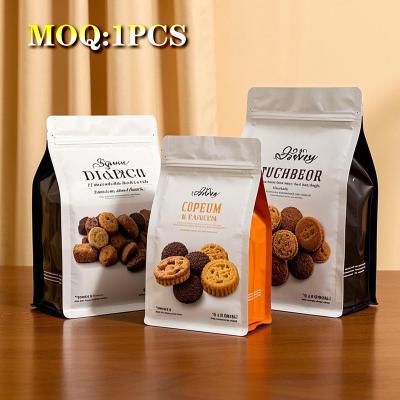 China Custom Resealable Square Bottom Bag Aluminium Foil Food Storage Packaging 10000pcs MOQ for sale