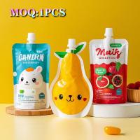 China Custom Digital Printed Eco-Friendly Recyclable Food Grade Stand Up Spout Pouch - High Temperature Resistant Liquid Packaging Bags for sale