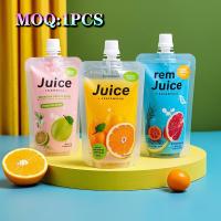 China Custom Printed Stand-Up Spout Pouch for Baby Food & Juice - Durable Plastic Packaging with Custom Sizes 50ml-500ml for sale