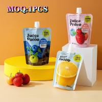 China Custom Stand Up Plastic Spout Pouch 100ml to 1L for Juice Drink Packaging Doypack for sale