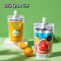 China Custom Stand Up Plastic Spout Pouch 100ml to 1L for Juice Drink Packaging Doypack for sale