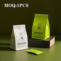 China Flat Bottom Zipper Bags For Coffee And Tea Packaging for sale