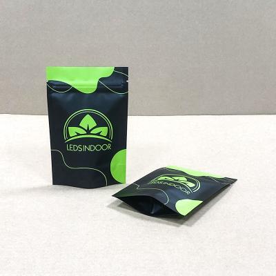 China Child Resistant Pouches with Heat Seal and Hang Hole BOPP/VMPET/PE 100mm x 150mm for sale