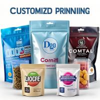 China Custom Printed Aluminized Mylar Stand Up Pouch with Zip Lock 3x5 4x6 5x8 Odor Proof Resealable for sale