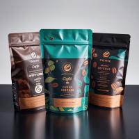 China Custom Logo Mylar Bags 80-90 Micron Smell Proof Aluminum Foil Ziplock Pouches for Food Coffee Packaging for sale
