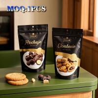 China Custom Printed Food Grade Mylar Bags with Zipper 80-100 Micron for Coffee Tea Storage for sale