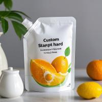 China Customizable Stand-Up Spout Pouch 8-32 oz Food-Grade PE Resealable Zipper FDA Approved for sale