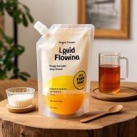 China Customizable Liquid Packaging Spout Bag 4 oz 8 oz 16 oz FDA PE Leak Proof for sale