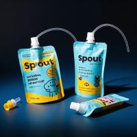 China Custom Spout Pouch 100ml to 2L Leak-Proof Food-Grade Stand-Up Packaging with Reclosable Cap for sale