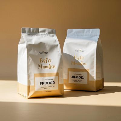 China Custom Reusable Mylar Pouches 14x20 cm to 30x40 cm Food Grade Coffee Bean Bags for sale