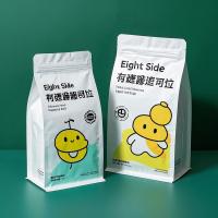 China 8-Side Seal Premium Food Pouches with Resealable Zipper 70-120 Microns for Coffee Snacks for sale