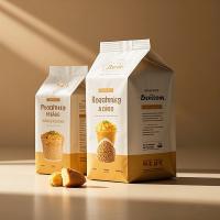 China Custom Printed BOPET Mylar Bags - Reusable Packaging For Coffee Export & Retail Snacks for sale