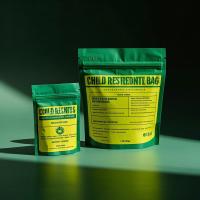 China Child Resistant Zipper Bags 3-5 Mil Food Grade PE Customizable Safety Packaging for sale