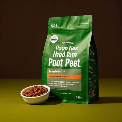 China ASTM Certified Child Resistant Ziplock Bags Custom Printed for Pet Food 50-120 Micron for sale