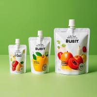China Eco-Friendly Jelly Spout Pouch 200ml 500ml Leak Proof Resealable Stand Up Bags for Juice Baby Food Energy Drinks for sale