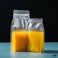 China ISO Certified 8 Side Sealing Flat Bottom Bags 3 Layer Barrier Leak Proof Stand Up Packaging Custom Printed Doypack for Food Powder for sale