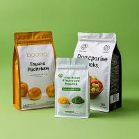 China ISO Certified 8 Side Sealing Flat Bottom Bags 3 Layer Barrier Leak Proof Stand Up Packaging Custom Printed Doypack for Food Powder for sale