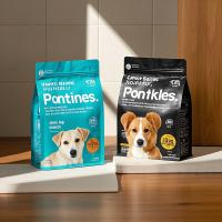 China Wholesale Eco-Friendly Pet Food Packaging Bags Matte Finish High Barrier 1kg 5kg for sale