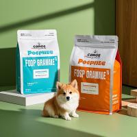 China Custom Printed Pet Food Packaging Bags 8-Color Flexo Printing 100pcs MOQ 10-15 Day Lead Time for sale
