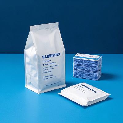 China High Barrier Eight Side Sealing Flat Bottom Bag 250g-5kg Custom Printed Eco-Friendly Food Coffee Pet Food Packaging for sale