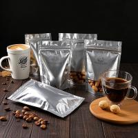 China Airtight Reusable Aluminum Foil Pouches with Zipper Lock 6x8 8x10 10x12 for Coffee Snacks Nuts FDA Approved BPA Free for sale