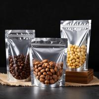 China Airtight Reusable Aluminum Foil Pouches with Zipper Lock 6x8 8x10 10x12 for Coffee Snacks Nuts FDA Approved BPA Free for sale