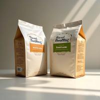 China ​Multi-Layer BOPET Coffee Bags - Custom Printed Export Packaging With Oxygen Absorber & Resealable Zipper for sale