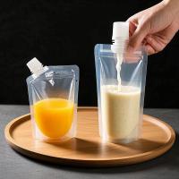 China Airtight Leak-Proof Stand-Up Liquid Pouches 100ml-2L with Easy-Pour Spout for Beverages Sauces Cosmetics for sale
