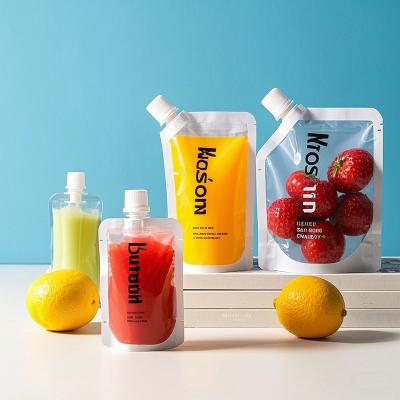 China Airtight Leak-Proof Stand-Up Liquid Pouches 100ml-2L with Easy-Pour Spout for Beverages Sauces Cosmetics for sale