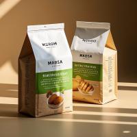 China BOPET Mylar Stand Up Bags 250g to 2.5kg Reusable with QR Code for Coffee Branding for sale