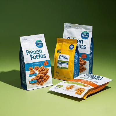 China Custom Food Grade Recyclable Mylar Zipper Bags for Pet Food 6 Layer Barrier for sale