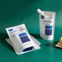 China Customizable Stand-up Spout Pouch with Zip Lock 100ml to 1000ml Food Grade Leak-proof Liquid Packaging for sale