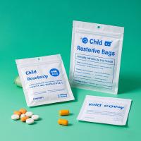 China Medical Grade Child Proof Zipper Pouches Resealable 50-120 Micron for Prescription Drugs Wholesale for sale