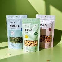 China Stand Up Zipper Lock Snack Bags 3 Layer Aluminum Foil Laminated 90-180 Micron Custom Printing OEM for sale