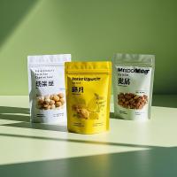 China Compostable PLA Snack Bags with Window 60-120μm Thickness for Organic Chips Cookies Low MOQ 100pcs for sale