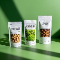 China Compostable PLA Snack Bags with Window 60-120μm Thickness for Organic Chips Cookies Low MOQ 100pcs for sale