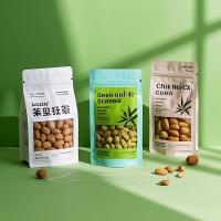 China Compostable PLA Snack Bags with Window 60-120μm Thickness for Organic Chips Cookies Low MOQ 100pcs for sale