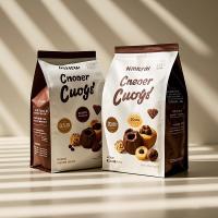 China Heavy Duty BOPET Coffee Stand Up Pouches 150-300um Barrier for Bulk Export 1lb to 25lbs for sale