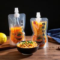 China Luosifen Soup Spout Pouch 50ml to 200ml Leak-Proof Customizable Packaging for sale